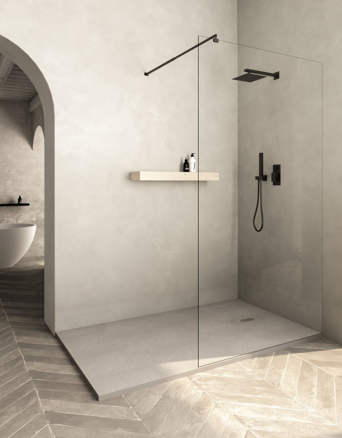 Receveurs de douche en résine - NUOVVO